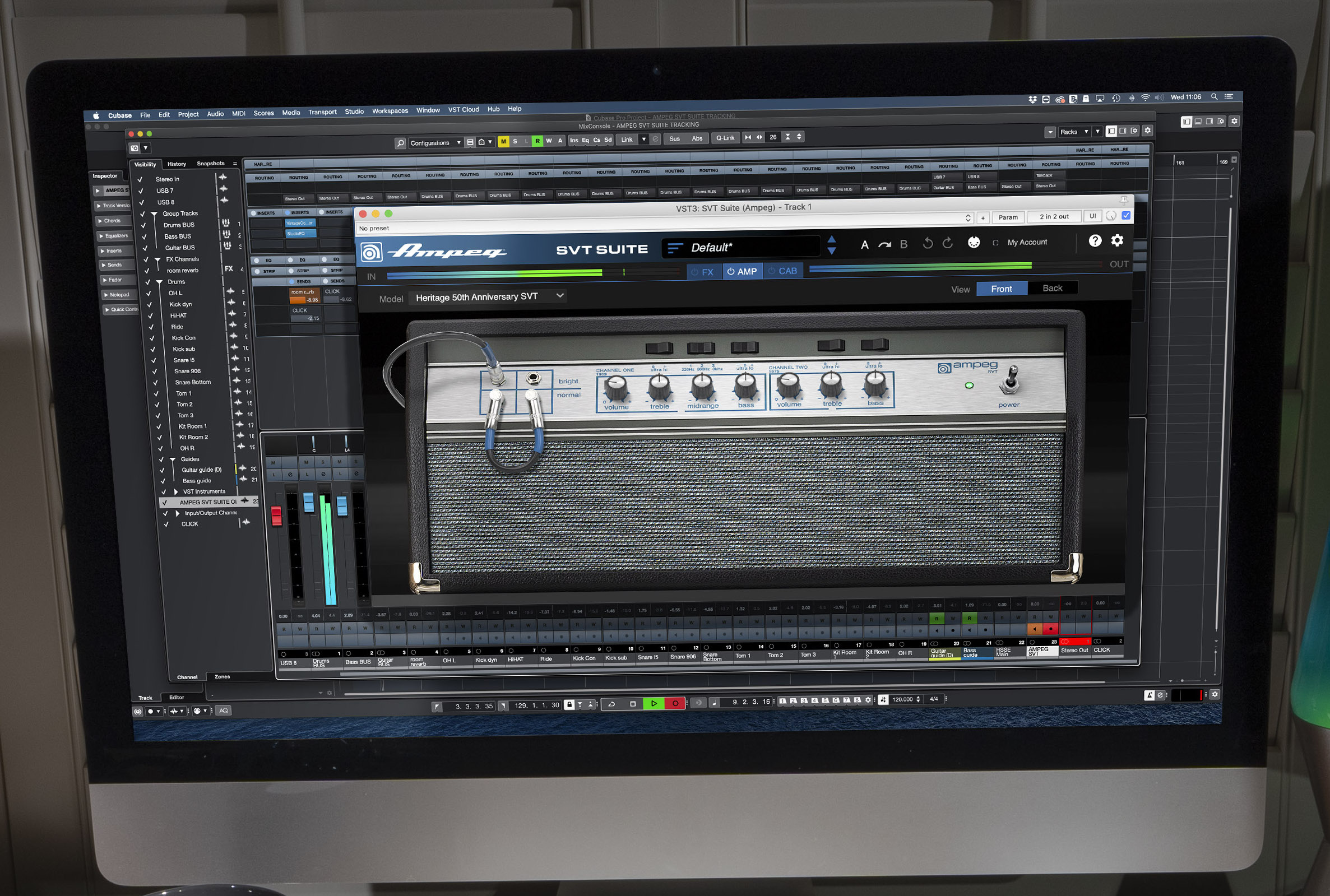 SVT Suite, Ampeg estrena su primer plugin propio de amplificadores, efectos y pantallas de bajo ...